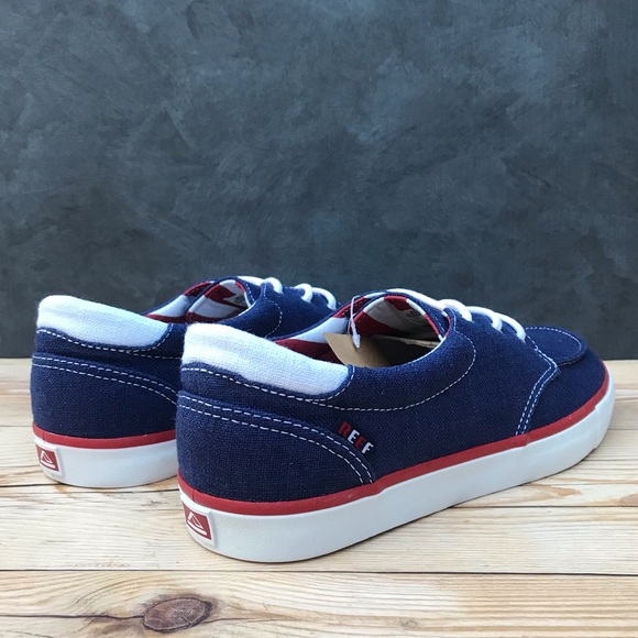 Reef | Shoes | Reef Deckhand 3 Tx Navy Americana Mens Boat Shoes | Poshmark